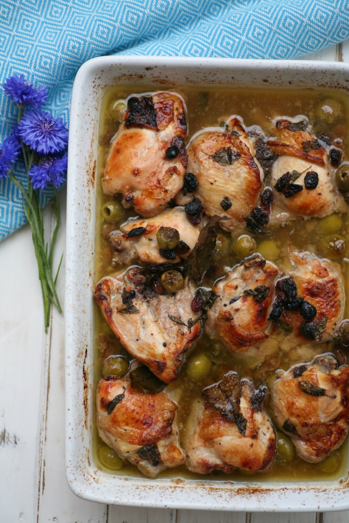 Spanish Baked Chicken and Pea and Mint Soup with Crumbled Feta | CHILLI ...