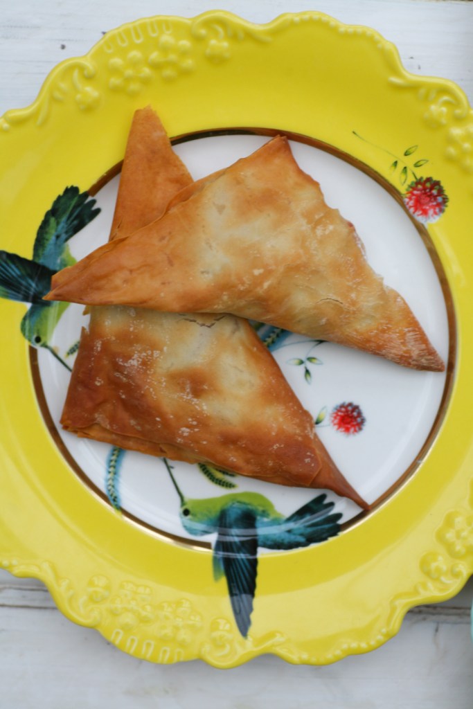 Baked Spiced Beetroot and Feta Samosas | CHILLI & MINT