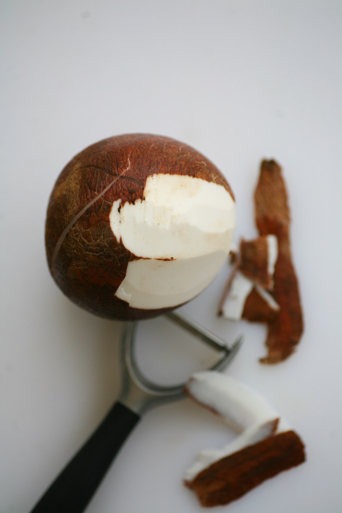 Coconut Chutney (and a top tip at removing a coconut shell) | CHILLI & MINT