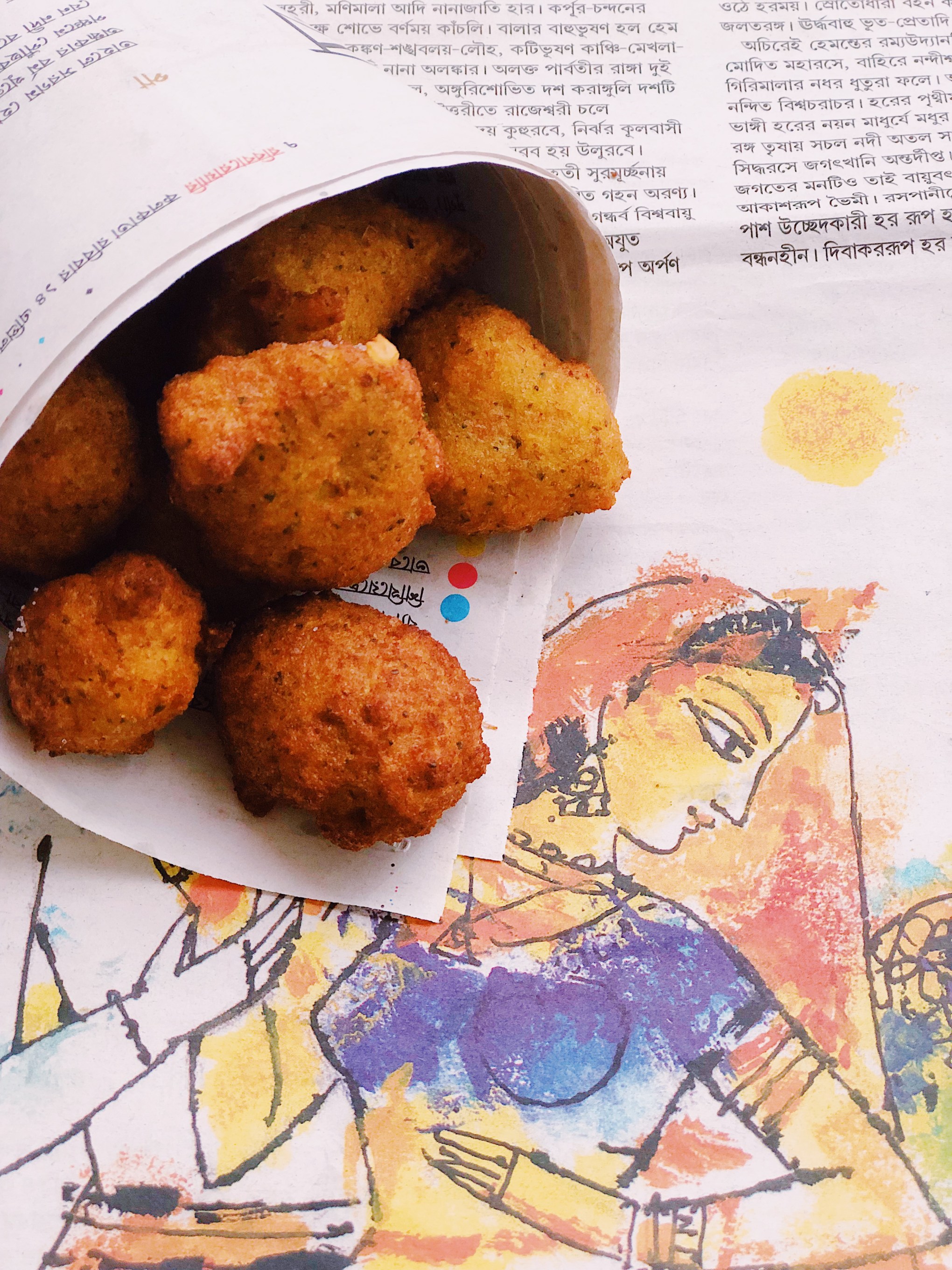 Daler Bora – Bengali Lentil Fritters | CHILLI & MINT